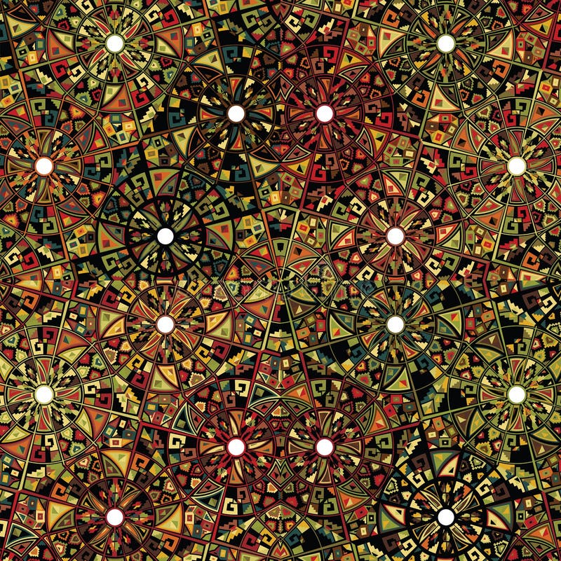 Ancient Pattern. Vector Illustration Stock Vector - Illustration of ...