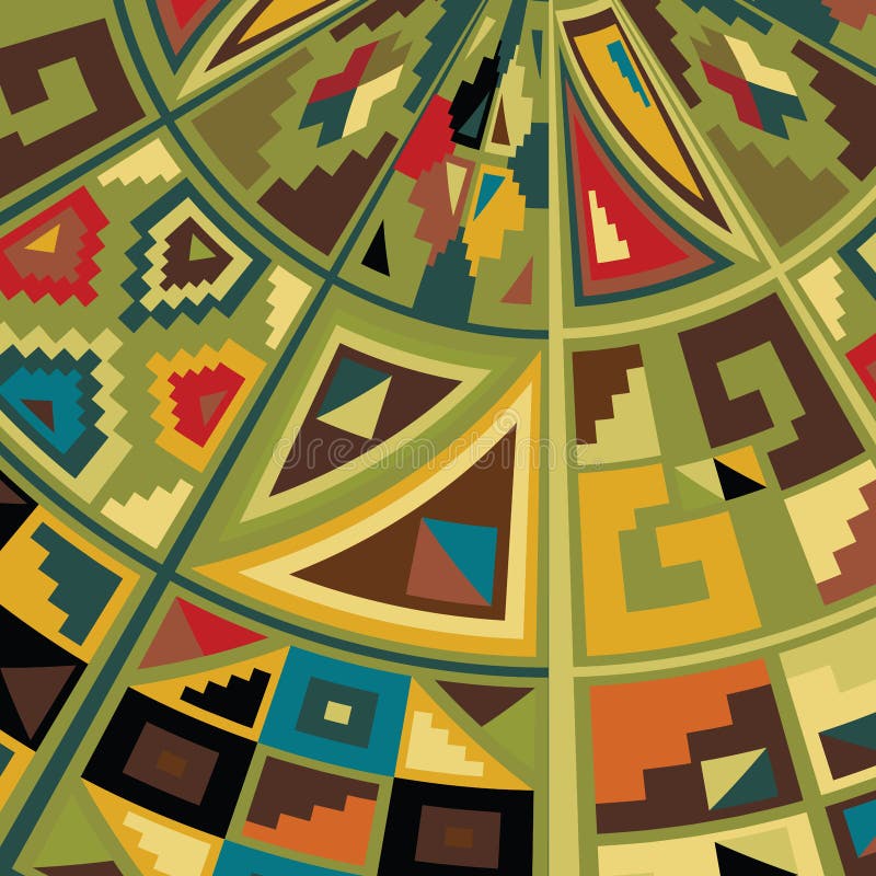 Ancient Pattern. Vector Illustration Stock Vector - Illustration of ...