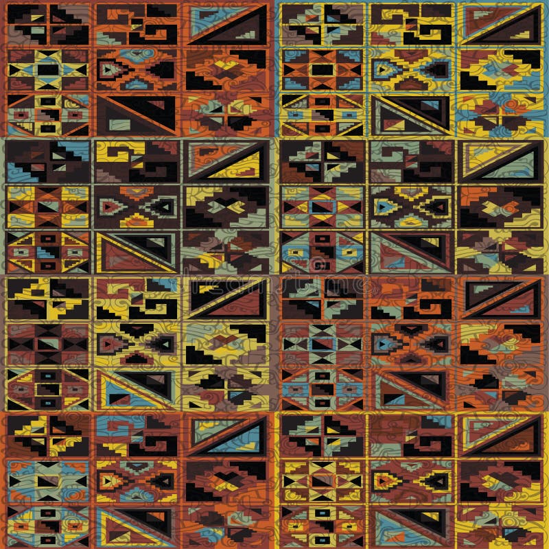 Ancient Pattern. Vector Illustration Stock Vector - Illustration of ...