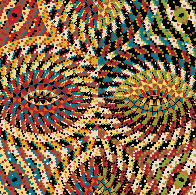 Ancient Pattern. Vector Illustration Stock Vector - Illustration of ...