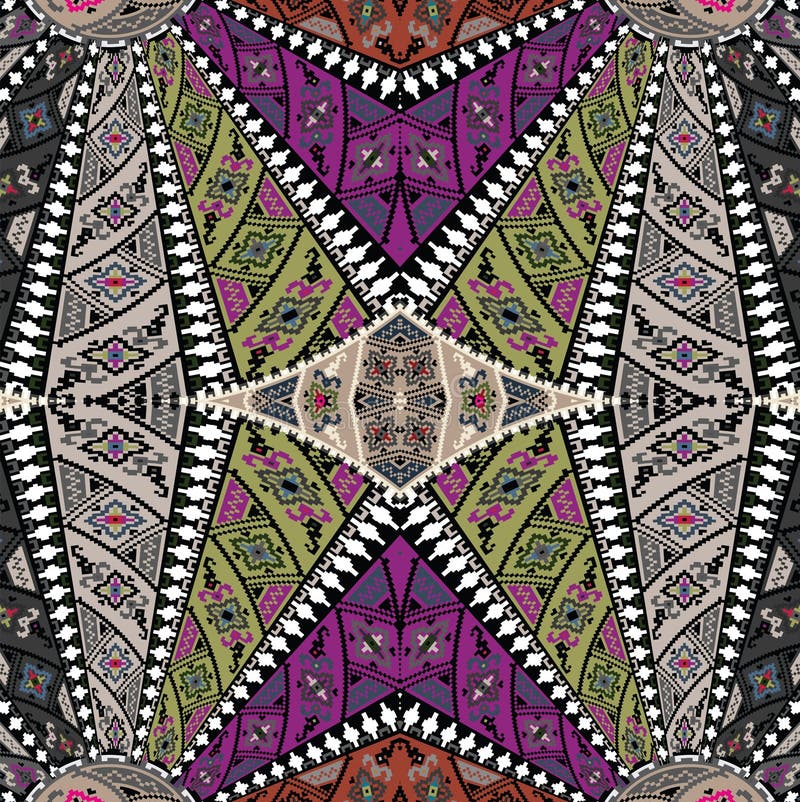 Ancient Pattern. Vector Illustration Stock Vector - Illustration of ...