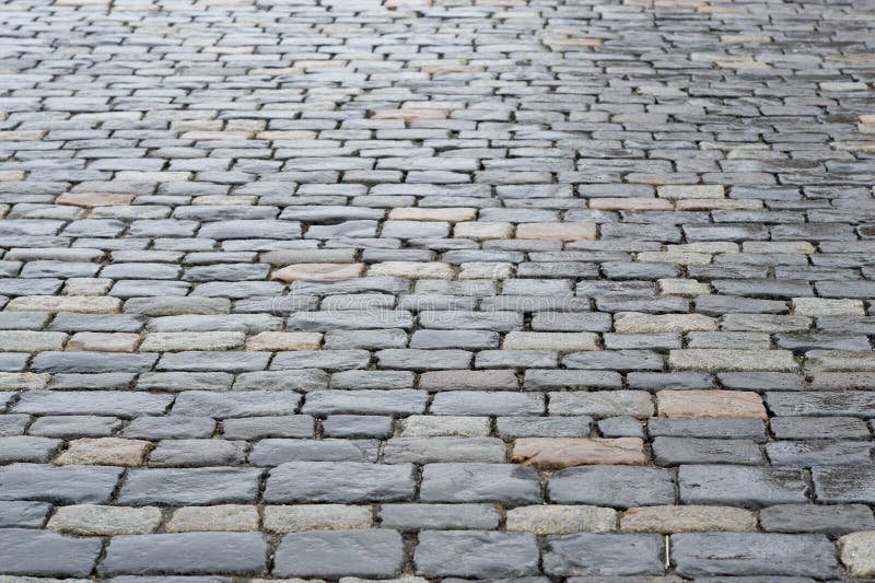 Ancient Paving Stones Made of Rectangular Stone Bricks. Textured ...