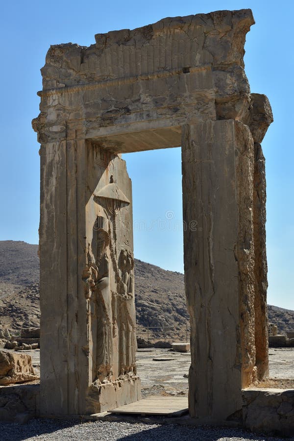 Ancient Persepolis Complex in Pars, Iran Stock Photo - Image of iran ...