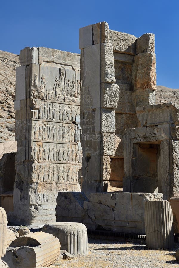 Ancient Persepolis Complex in Pars, Iran Stock Photo - Image of east ...