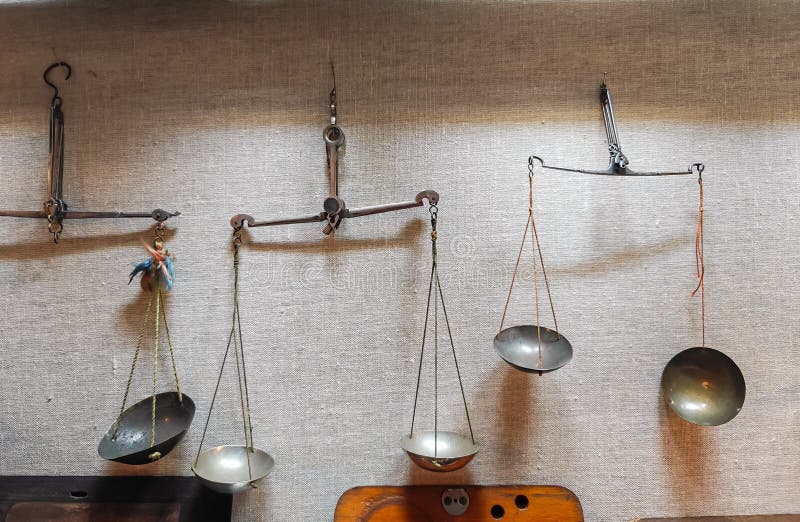 Ancient Precision Pharmaceutical Weighing Scales Stock Photos - Free ...