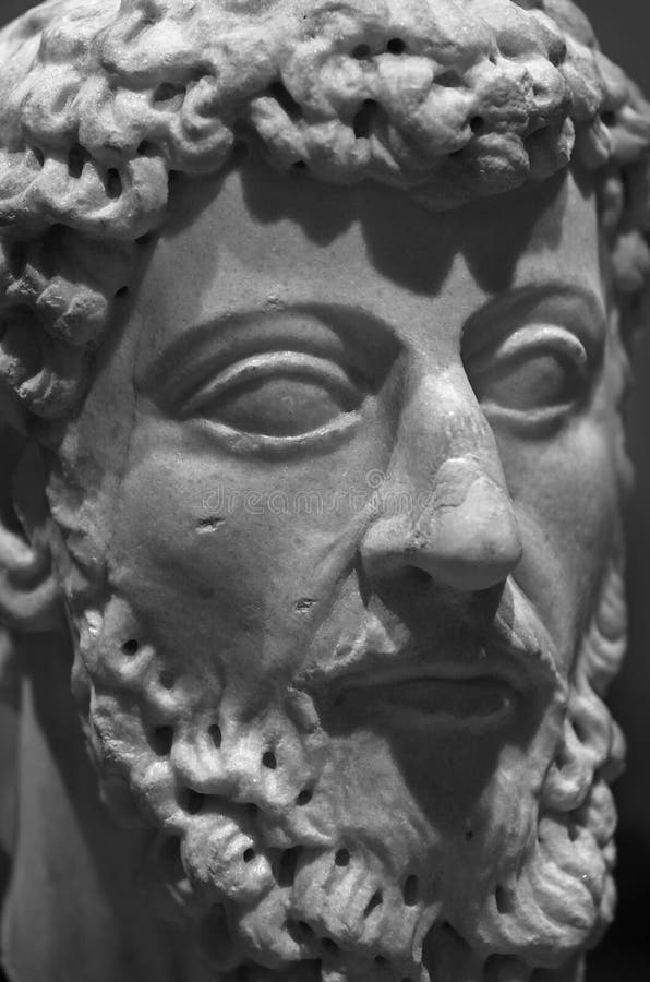 Ancient philosopher stock image. Image of head, male, muscular - 1652979