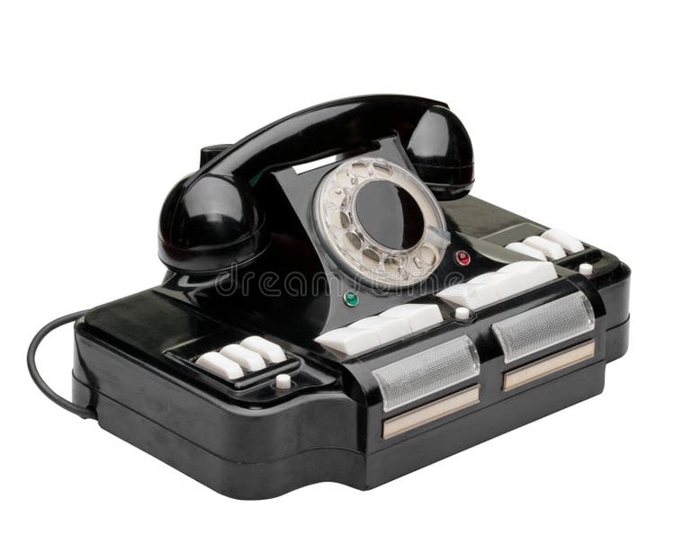 Ancient phone stock photo. Image of isolated, receiver - 14339690