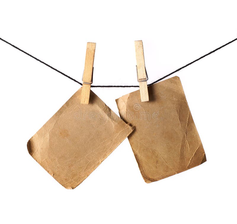 Paper Board Hanging on Wooden Wall Stock Image - Image of frame, poster ...