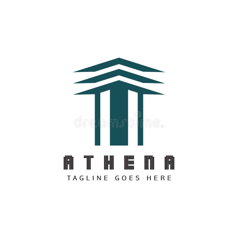 Ancient Pillar Columns Greek Rome Athens Historical Building Logo ...