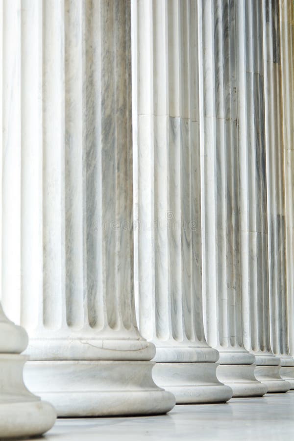 Ancient pillars stock image. Image of hellas, marbles - 43106903