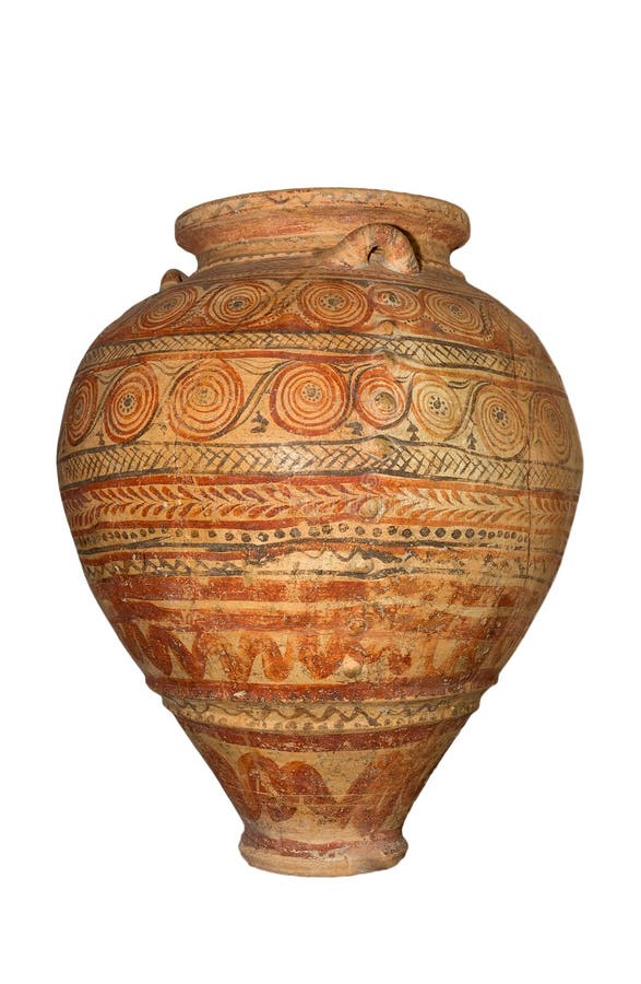Ancient Pithos from Phylakopi, Milos Island Stock Photo - Image of ...