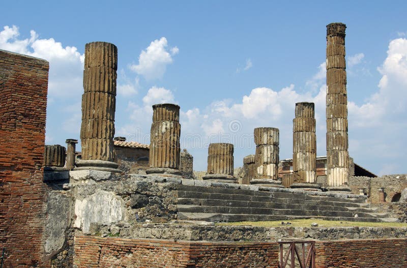 The ancient Pompei, Italy stock photo. Image of italy - 10633226