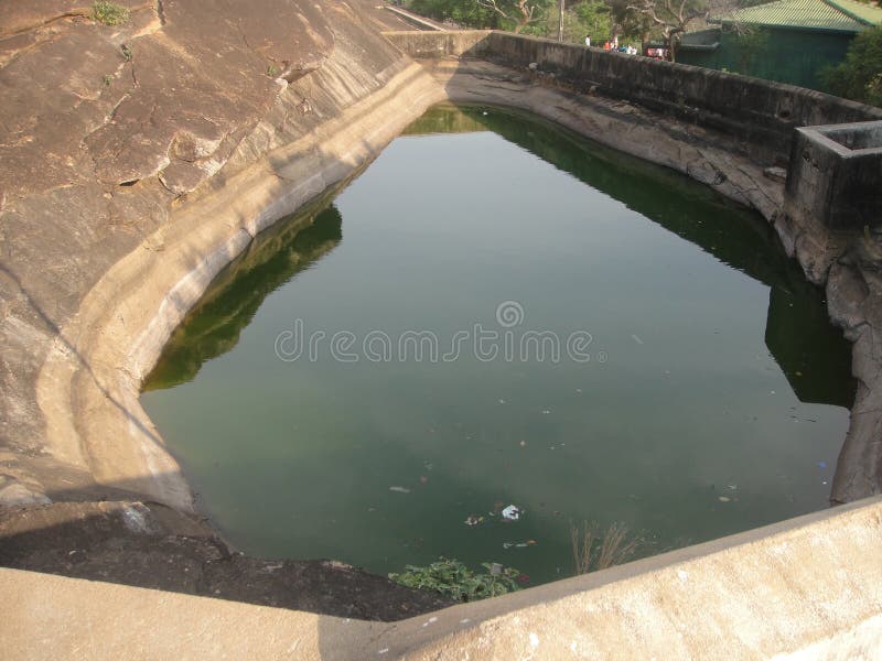 Ancient Pond at Patan Durbar Square Premises in Kathmandu, Nepal. a ...
