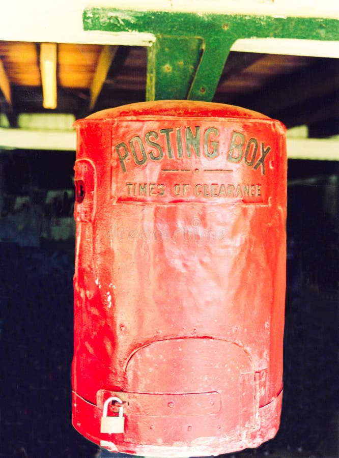 Ancient post box stock image. Image of modern, original - 48198975