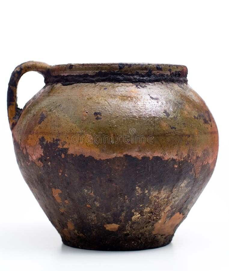 Ancient roman water pot stock photo. Image of clay, brown - 13806934