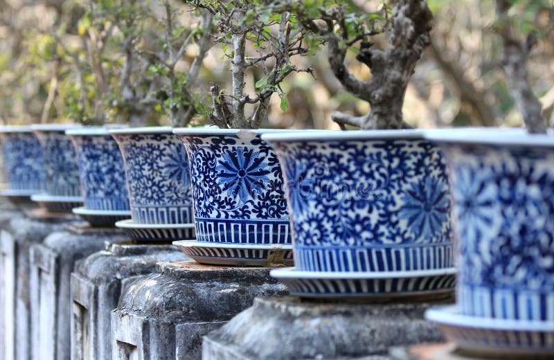 Ancient pots for plants stock image. Image of precious - 28867655