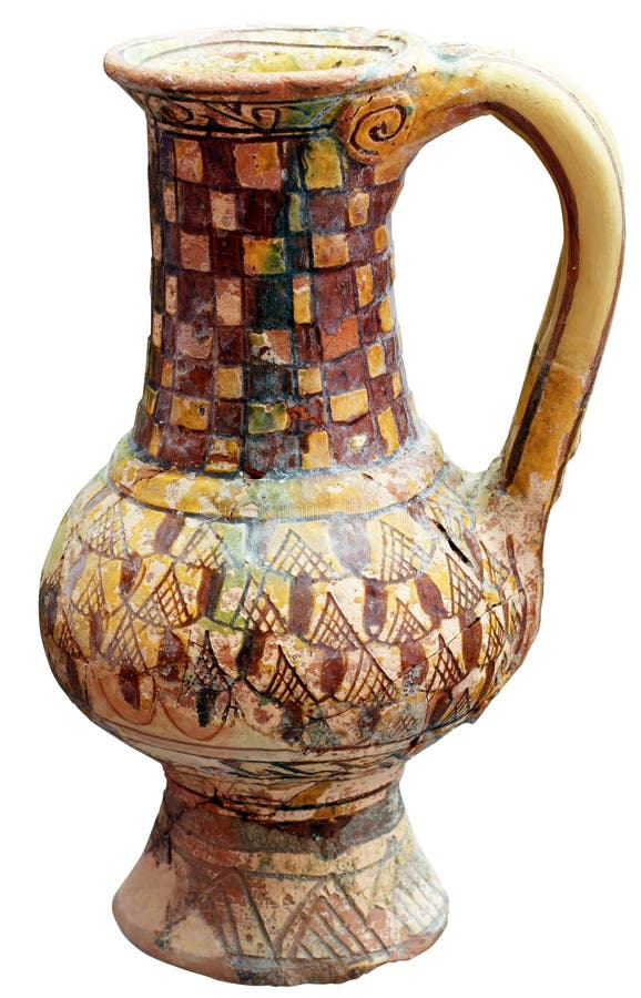 Ancient pottery stock image. Image of pitcher, pottery - 1739911