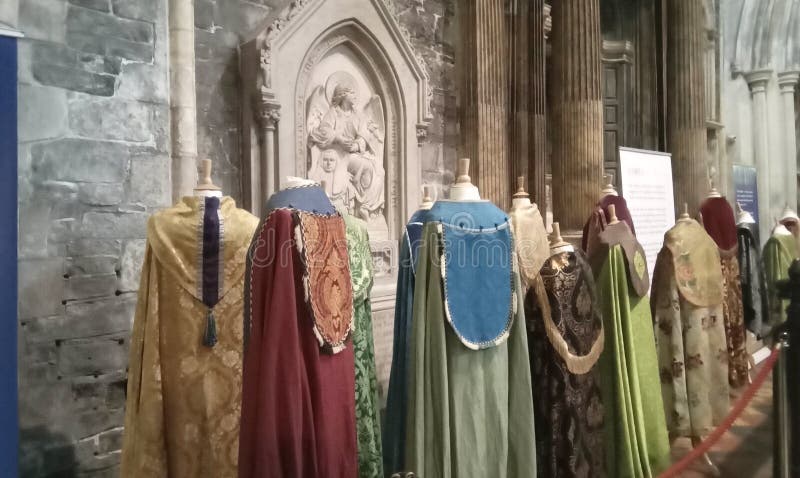 Ancient and Priestly Robes in the Church of St. Patrick Stock Image ...
