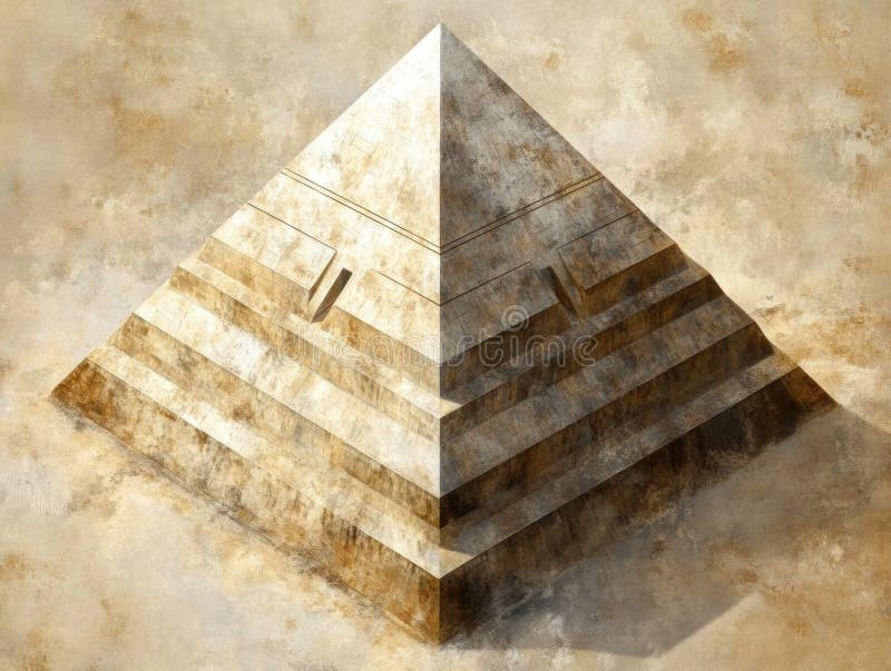 Ancient Pyramid Structure - a Monument of Time Stock Photo - Image of ...