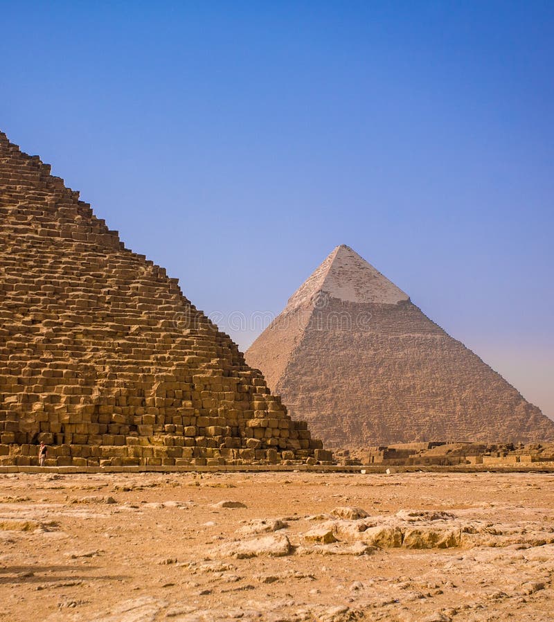 The Ancient Pyramids of Giza Stock Image - Image of history, archeology ...