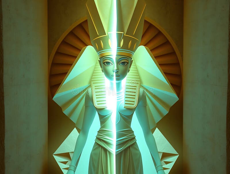 Neon Light Ancient Egyptian Pharaoh Stock Photos - Free & Royalty-Free ...