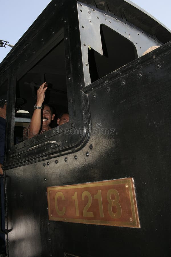 Ancient and Rail Transportation Decker Bus in the City of Solo, Central ...