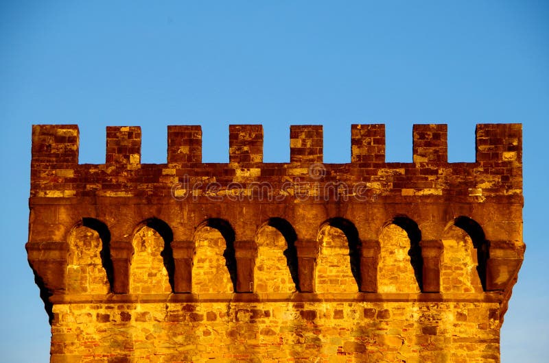 Ancient rampart stock image. Image of rampart, brickwall - 56418195