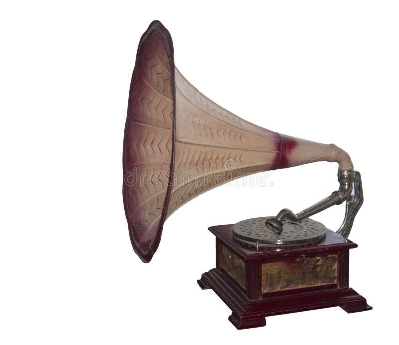 Ancient record player stock image. Image of paintings - 27109367