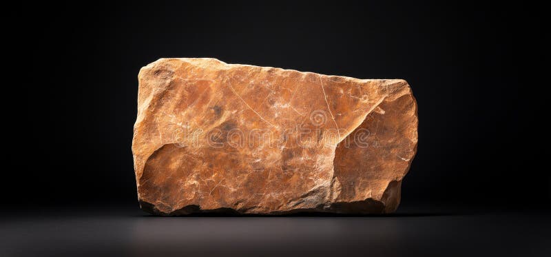 Ancient Rectangular Stone Slab with Textured Surface Showcasing Natural ...