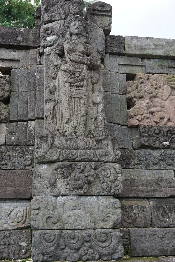 Blitar, East Java, Indonesia - April 25th, 2021 : Ancient Relief on the ...