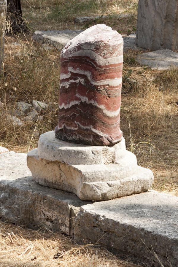 The Ancient Remains of a Roman City of Lazio - Italy 234 Stock Image ...