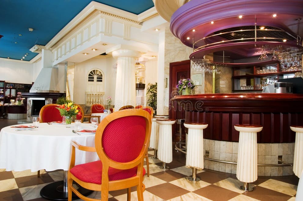 Ancient restaurant design stock image. Image of chair - 2455715