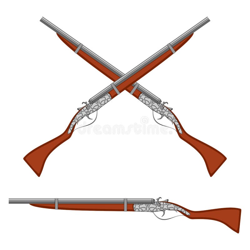 Crossed Rifles Stock Illustrations – 182 Crossed Rifles Stock ...