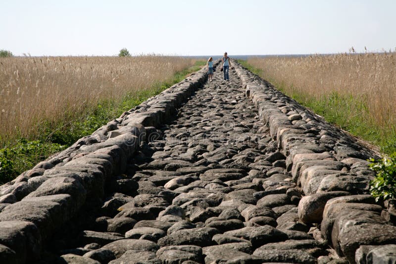 Hadrian Wall Landscape, England Stock Photo - Image of border, outdoor ...