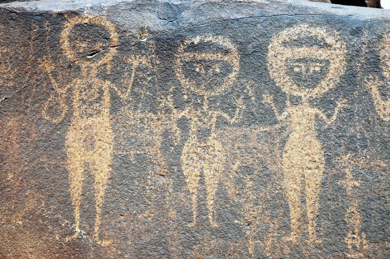 Ancient Rock Art in Niger Depicting a Giraffe Stock Photo - Image of ...