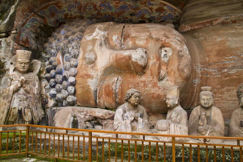 Ancient Rock Carving of China Stock Image - Image of carving, chinese ...