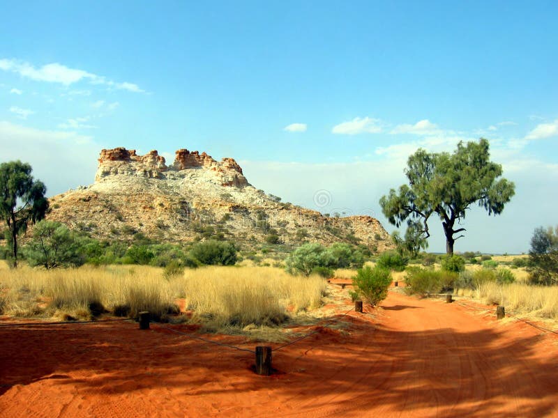 Natural Rock Formation In Australian Outback Stock Image - Image of ...