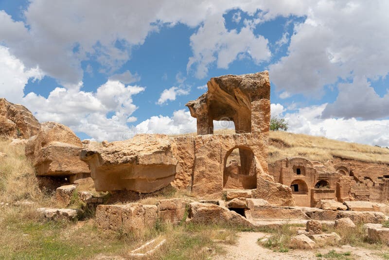 Ancient Rock Formations in an Archaeological Site. Stock Photo - Image ...