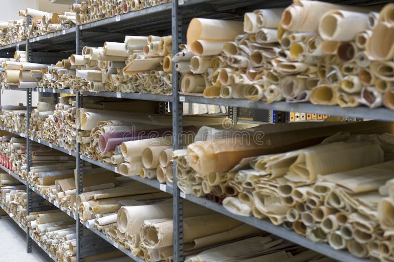 Ancient Rolled Maps stock image. Image of archive, museum - 91846513