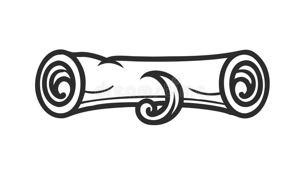 Ancient Rolled Documents Stock Illustrations – 867 Ancient Rolled ...