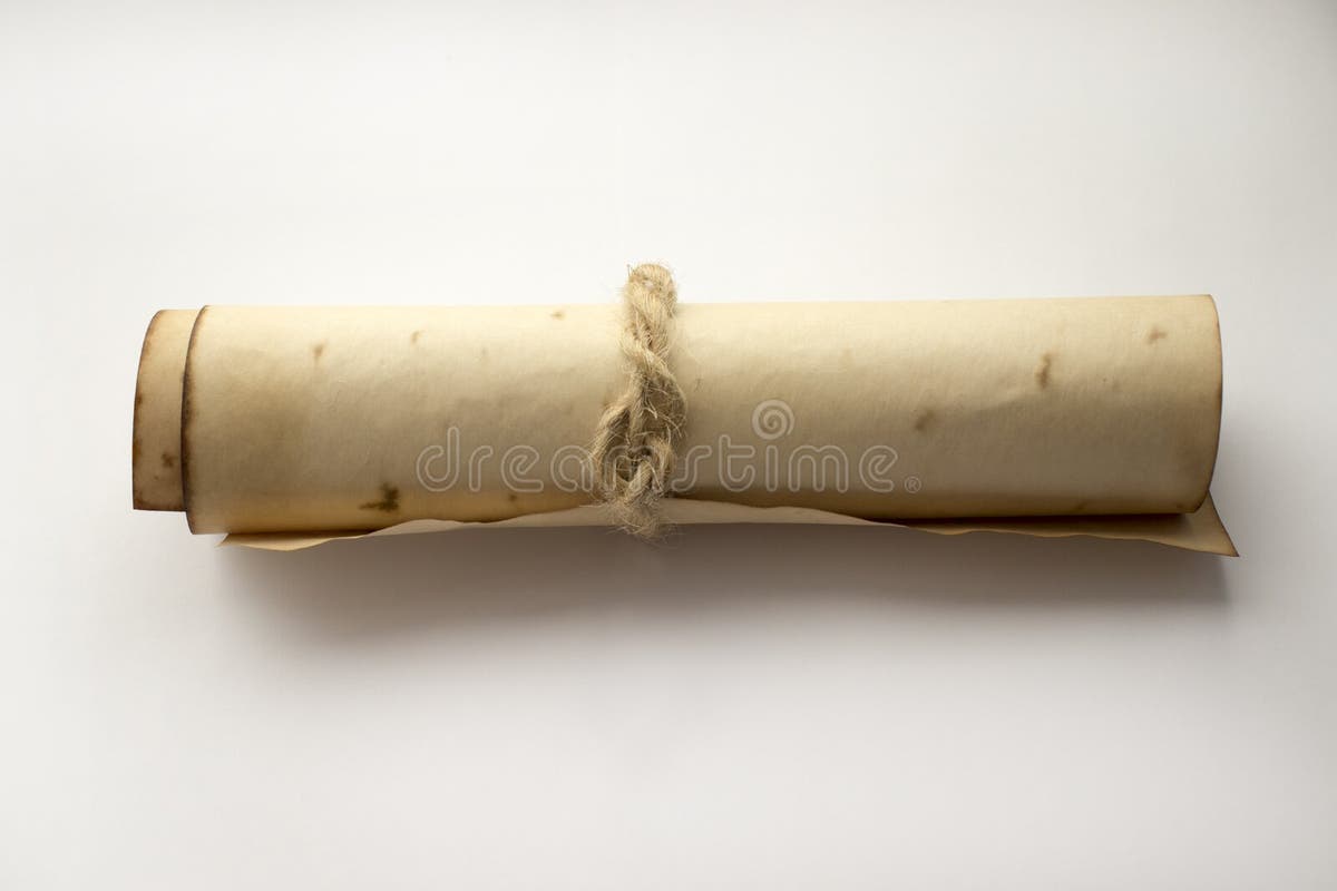 Old Paper Scroll Parchment Isolated Horizontally Stock Photos - Free ... Old Paper Scroll Parchment Isolated Horizontally Stock Photos - Free ...