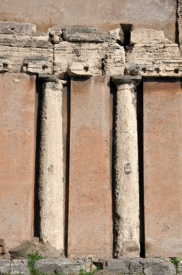Ancient Roman Architectural Details Stock Image - Image of history ...
