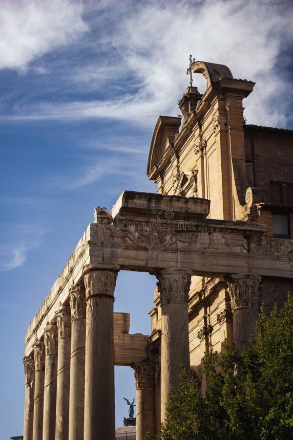Ancient Roman Architecture, Featuring Intricate Designs Supported by ...
