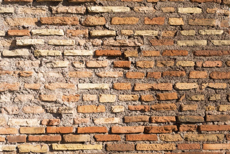 Ancient Roman bricks stock image. Image of worn, bricks - 173424261