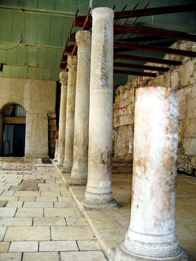 Ancient Roman Cardo Street. Jerusalem Stock Image - Image of roman ...