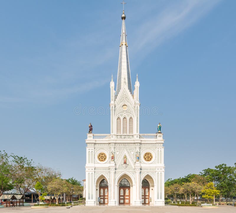Ancient Roman Catholic Cathedral Stock Photo - Image of architecture ...