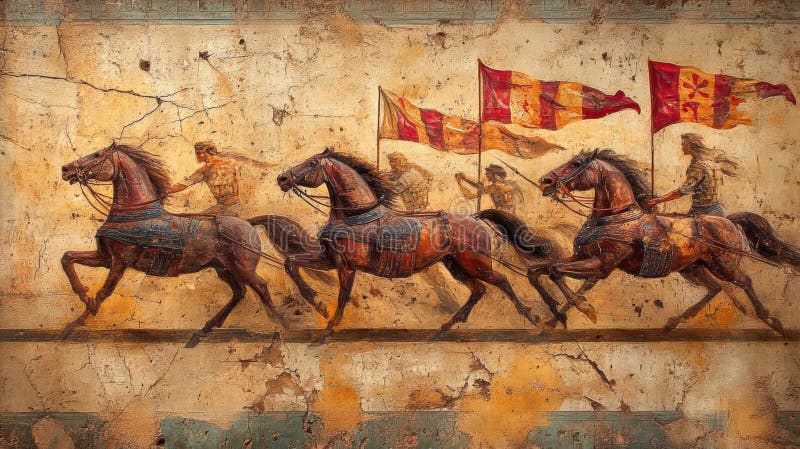 Ancient Roman Chariot Race, a Depiction of Speed, Skill, and Glory ...