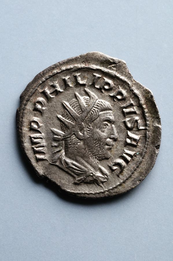 Ancient Roman coin editorial stock photo. Image of spain - 23026458