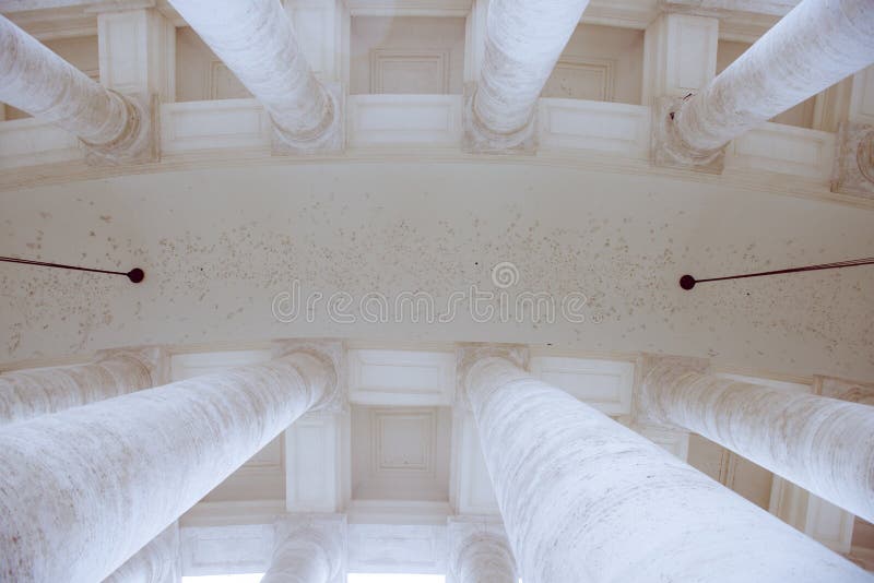 Ancient Roman Columns of Ancient Rome on the Territory of the Vatican ...