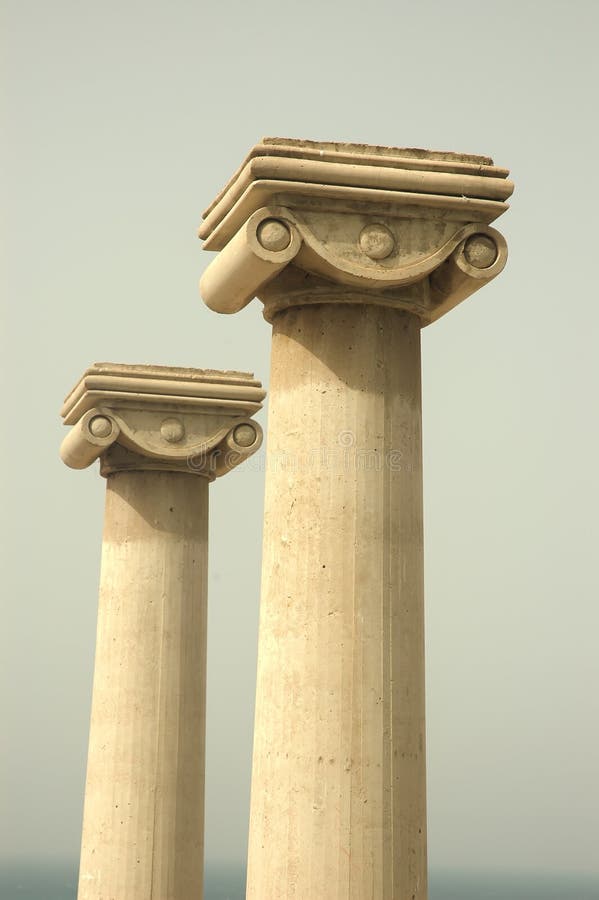 Ancient Roman Columns. History of the Romans Stock Photo - Image of ...